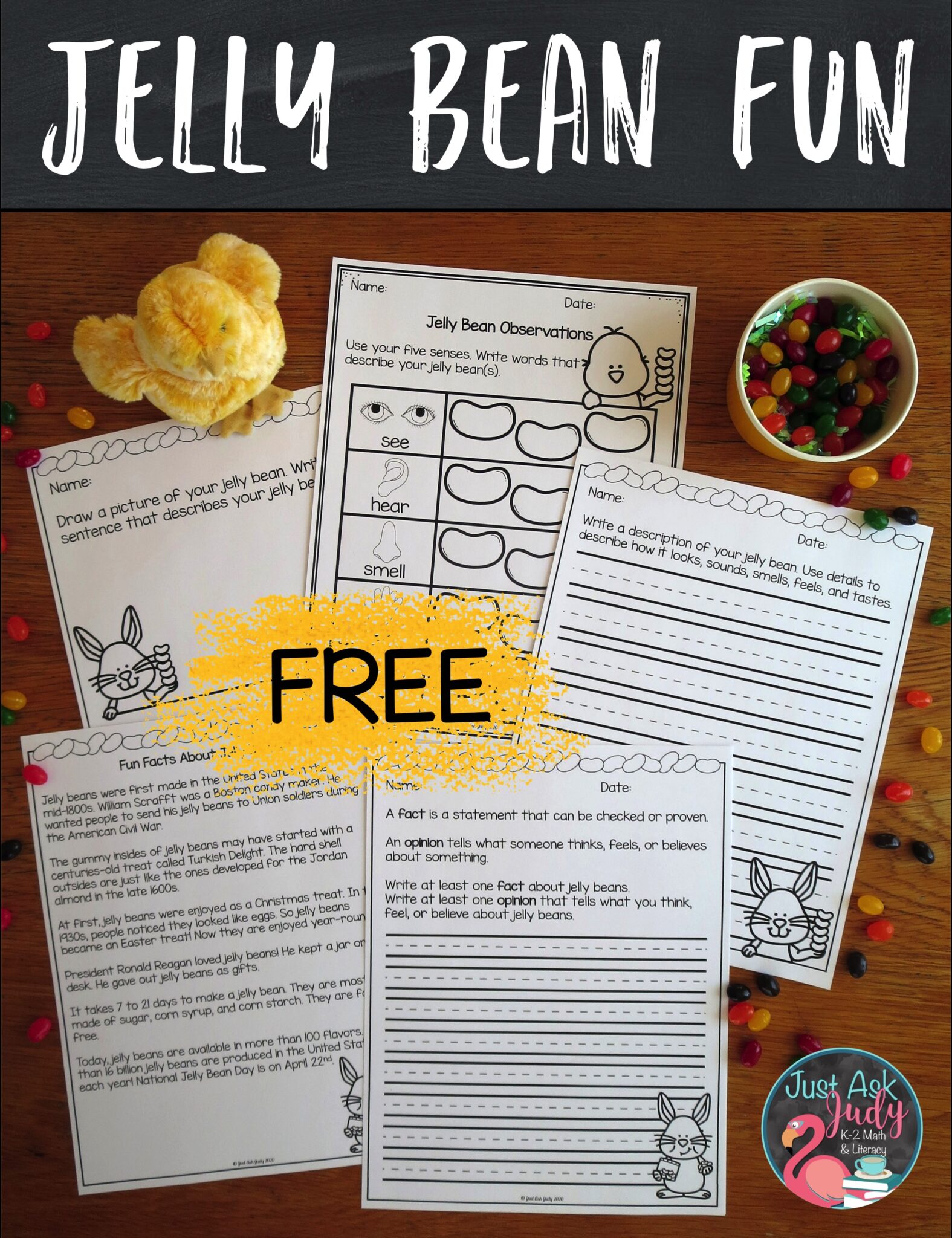 How to Have Fun With Free Jelly Bean Activities - Just Ask Judy